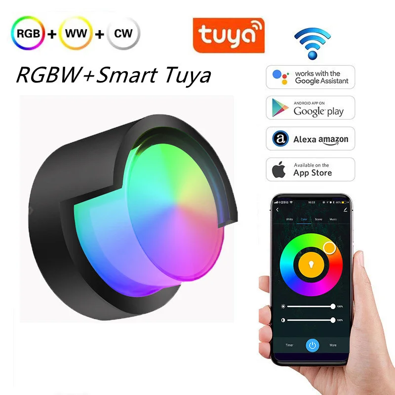 Tuya-Smart-RGB-Wall-Lamps-IP65-Outdoor-Waterproof-Dimmable-LED-Wall ...