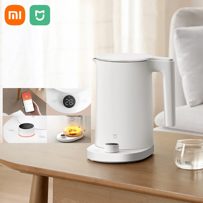 XIAOMI MIJIA Smart Kettle 2 Pro Electric Kettles Kitchen Appliances LED ...