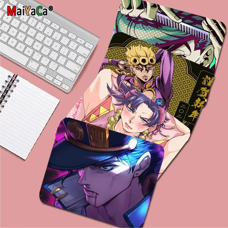 Jojo 기묘한 모험 DIY 스피드 버전 게임 컴퓨터 키보드, 사무실 테이블 매트, 가장 저렴한 컵 매트, 쓰기 책상 매트| | - AliExpress
