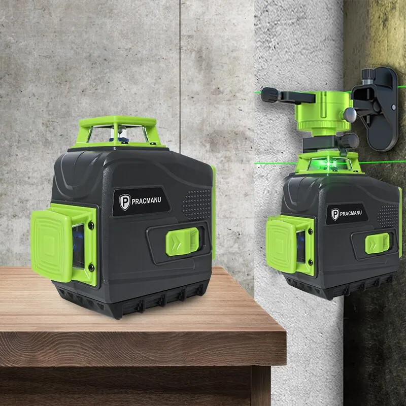 Pracmanu Laser 12 Linien 3D Laser Level selbstnivellierende horizontale ...