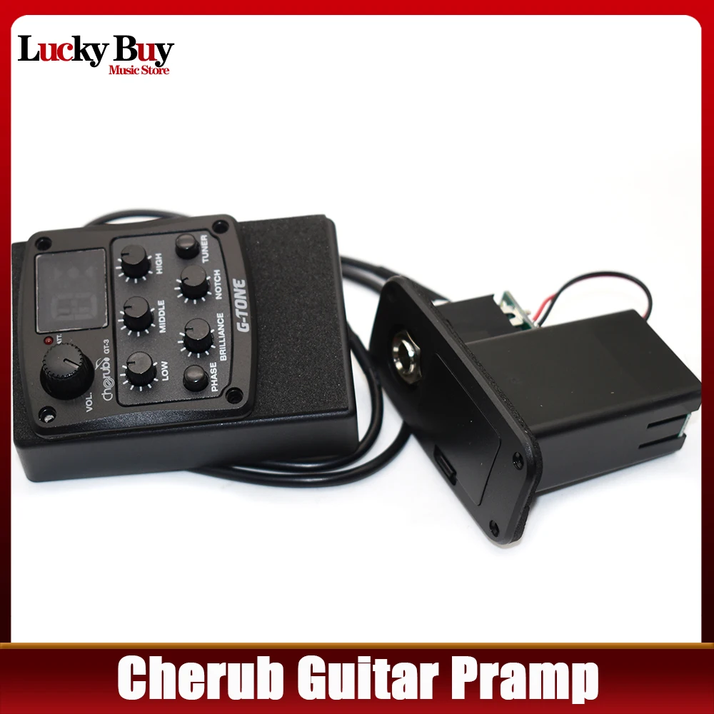 Cherub-G-Tone-GT-3-EQ-Equalizer-Acoustic-Guitar-Preamp-Piezo-Pickup-LCD ...