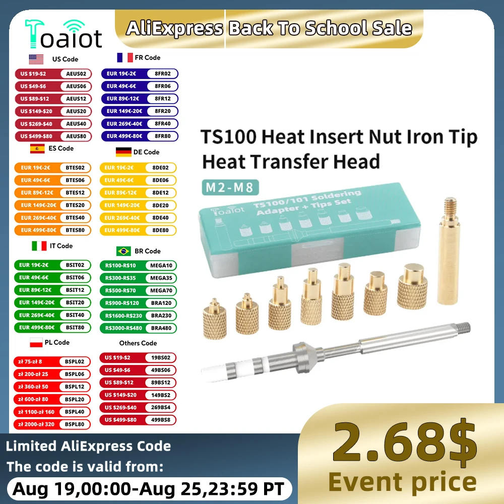 TS100-Soldering-Iron-Tip-Heat-Insert-Nut-Iron-Tip-Insert-Internal ...