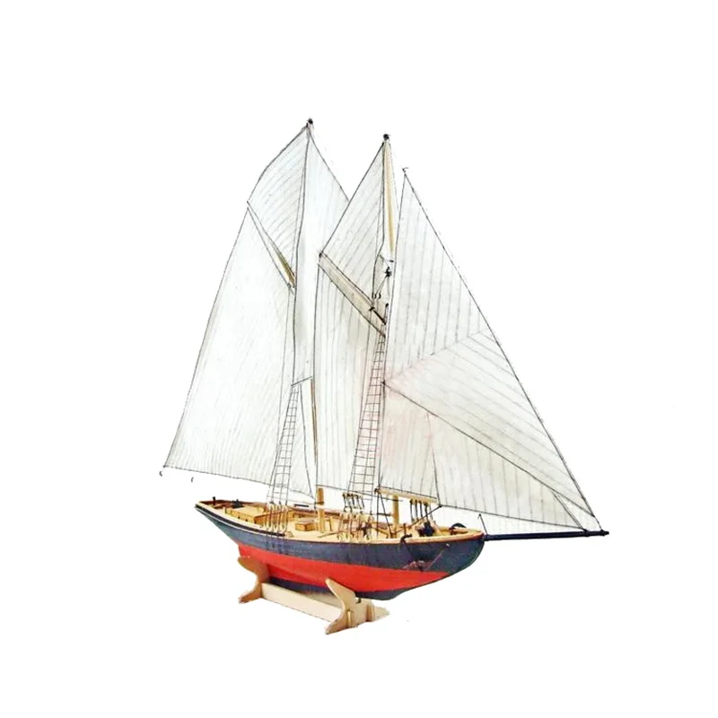 Scale 1/87 Ship Model Buiding Kit Benjamin W.Latham 1902 sailboat ...