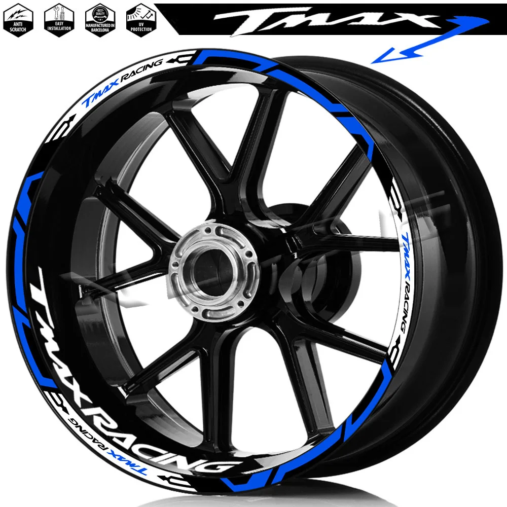 TMAX-Reflective-Motorcycle-Wheel-Rim-Sticker-Scooter-Hub-Stripe-Tape ...