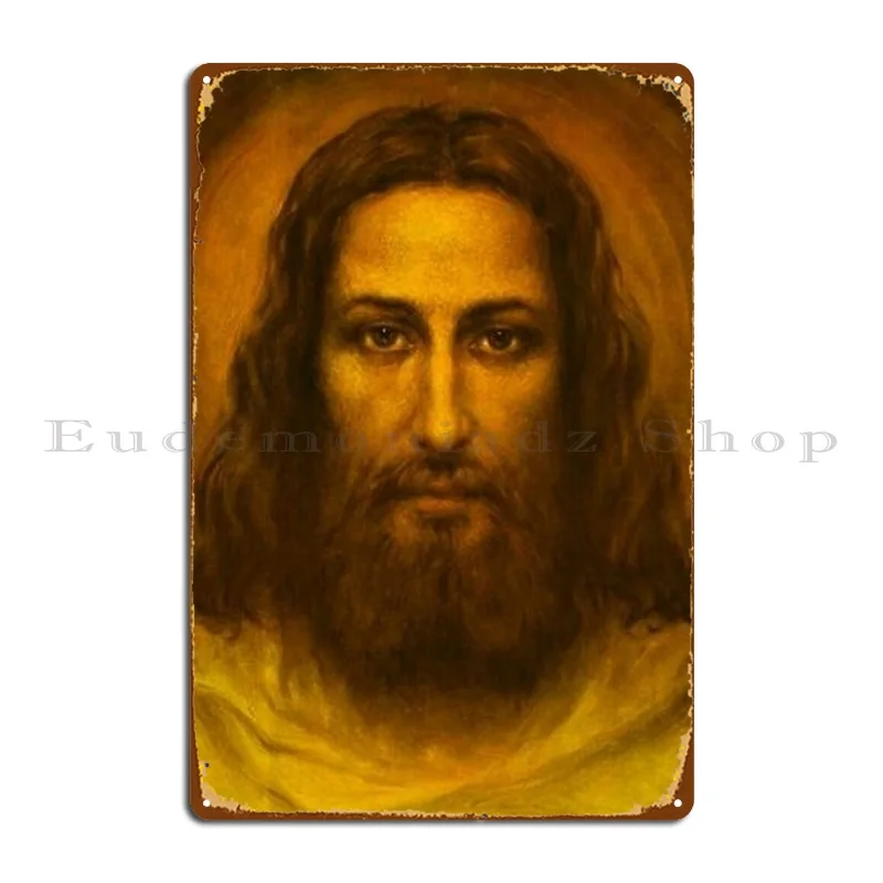 Shroud Of Turin Jesus Christ Face Holy Face Metal Plaque Poster Party ...
