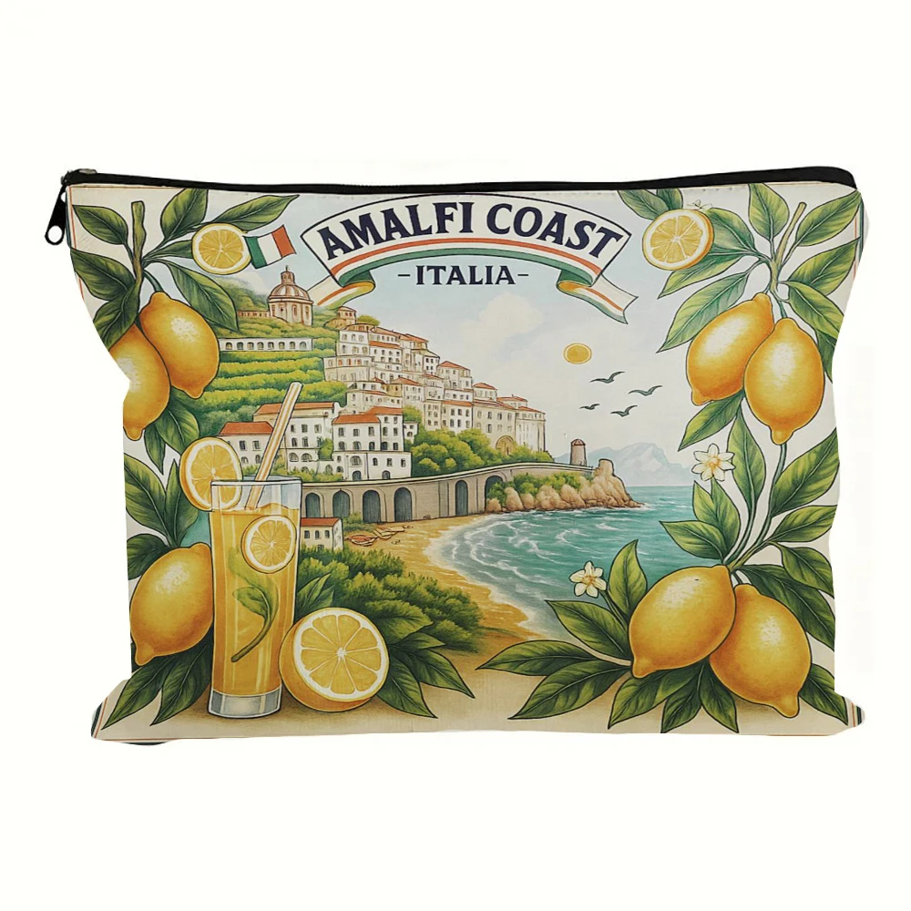 1 bolsa con cremallera Amalfi Coast: bolsa vibrante con temática ...