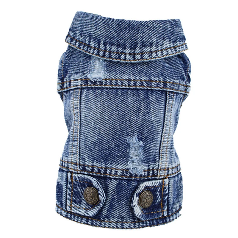 Double-Hole-Design-Dog-Jean-Jacket-for-Small-Medium-Dogs-Chihuahua ...