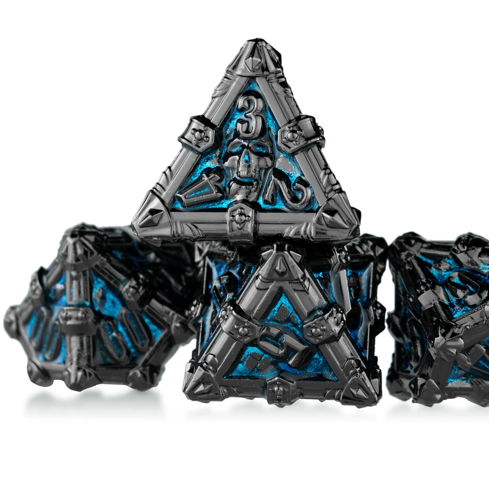 Polyhedral-Metal-Dice-D-D-Dice-Set-with-Metal-box-DND-Dice-rpg-dice ...