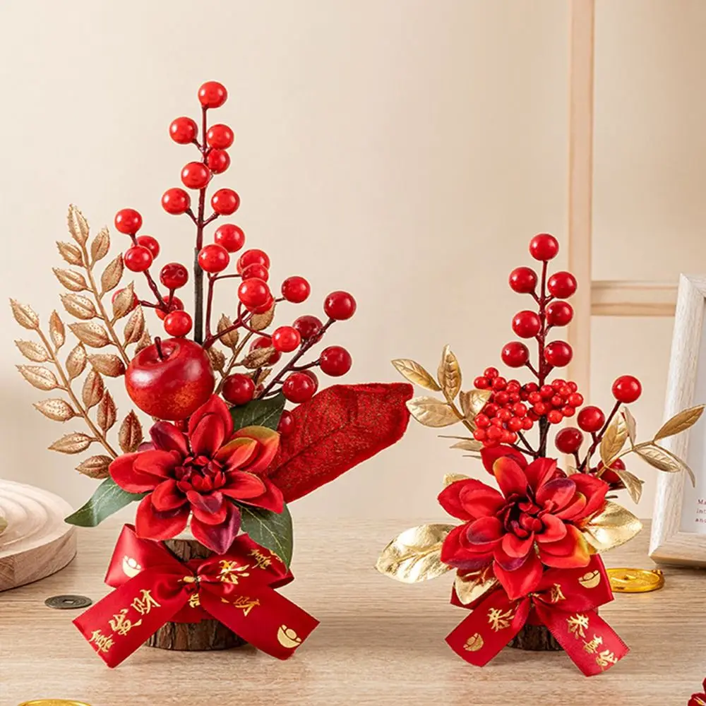 Chinese-New-Year-Wedding-Decoration-Artificial-Red-Berry-Branch ...