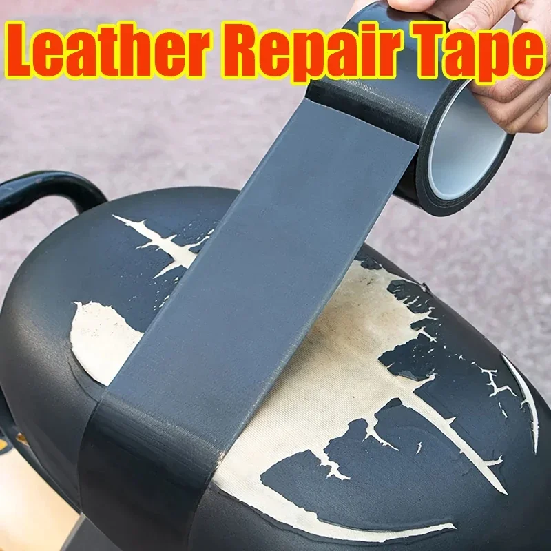 Black-Self-Adhesive-Leather-Repair-Tape-For-Sofa-Car-Seats-Handbags ...