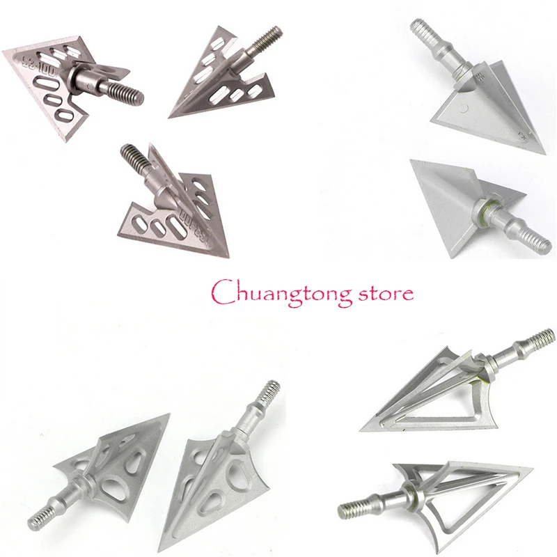 1Bag-Archery-100Gr-3-Blades-Broadhead-Arrowheads-Crossbow-Hunting-Blade ...