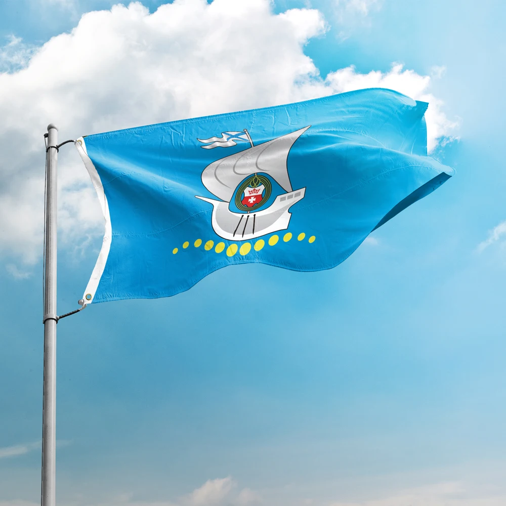 Flag Of Kaliningrad 3*5ft 90*150cm Russia City Flags Custom Outdoor ...