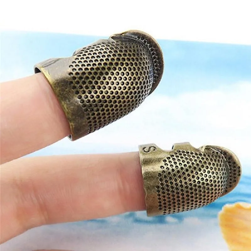 1PCS-Retro-Finger-Protector-Antique-Thimble-Ring-Handworking-Needle ...