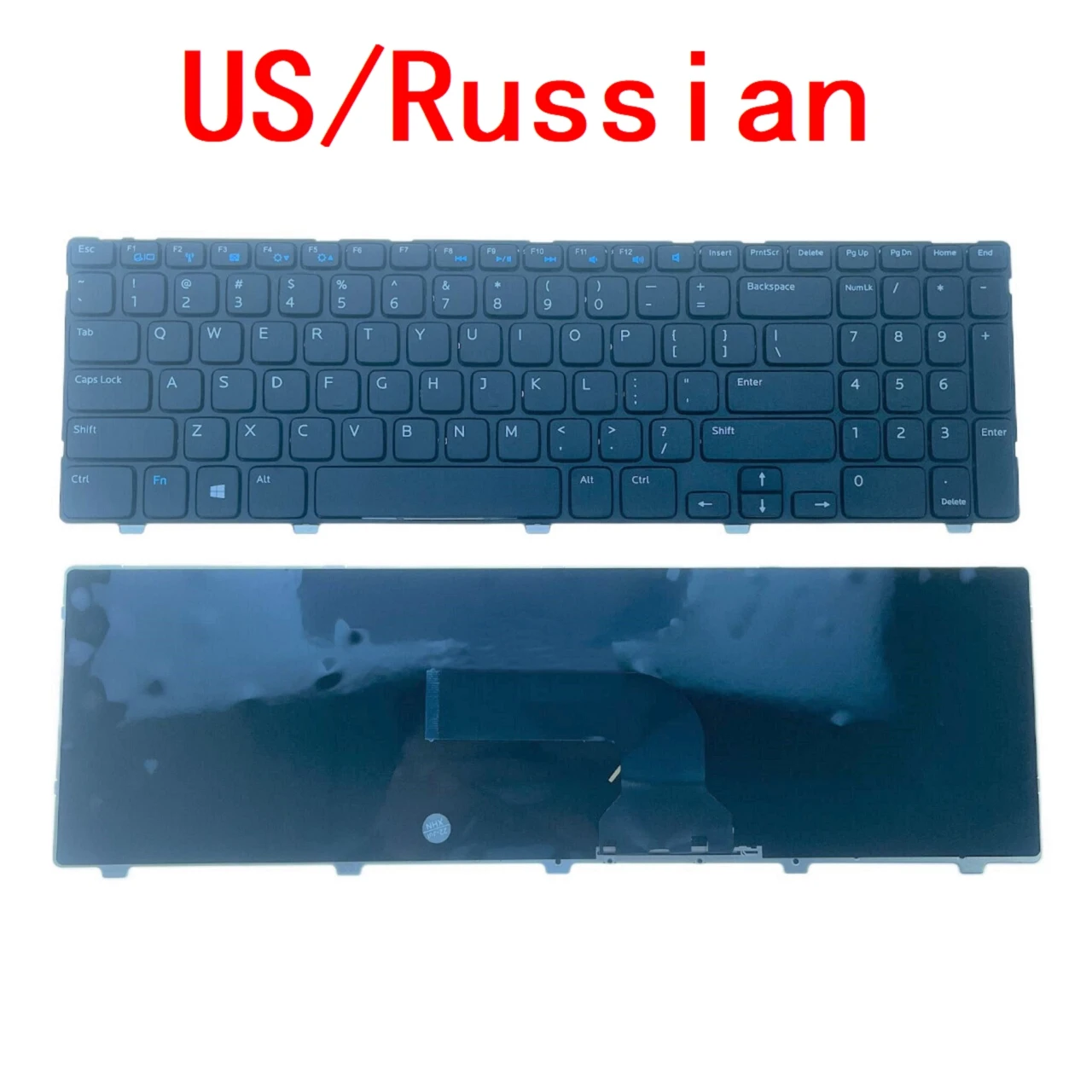 New US Russian Laptop Keyboard For Dell Inspiron 15 3521 15R 5521 2521 ...