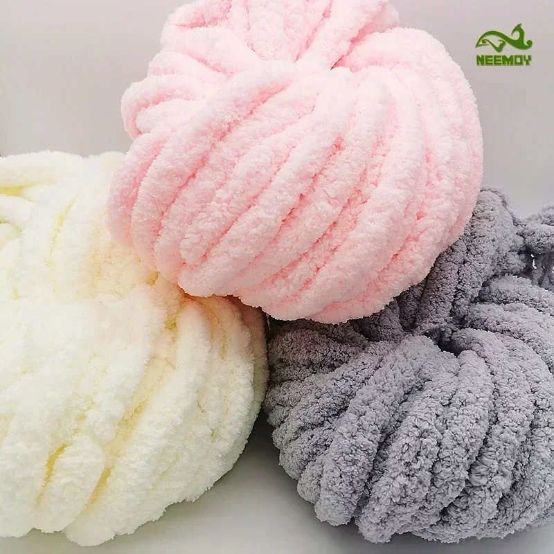 Diy-Colorful-Thick-Yarn-Yarn-Rainbow-Chenille-Thick-Thread-Blanket ...