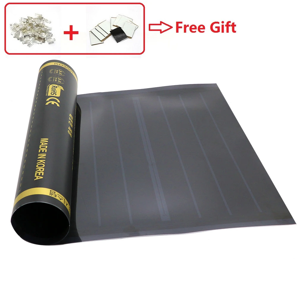 Graphene Ptc 240w/m2 Infrared Underfloor Heating Film Ac220v Mat Made ...