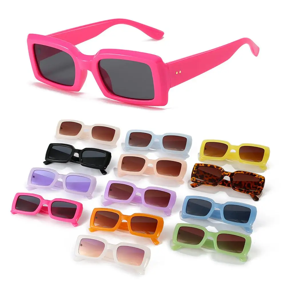 Women-Men-Square-Trendy-Jelly-Color-Eyewear-Purple-Sun-Glasses-Men-s ...