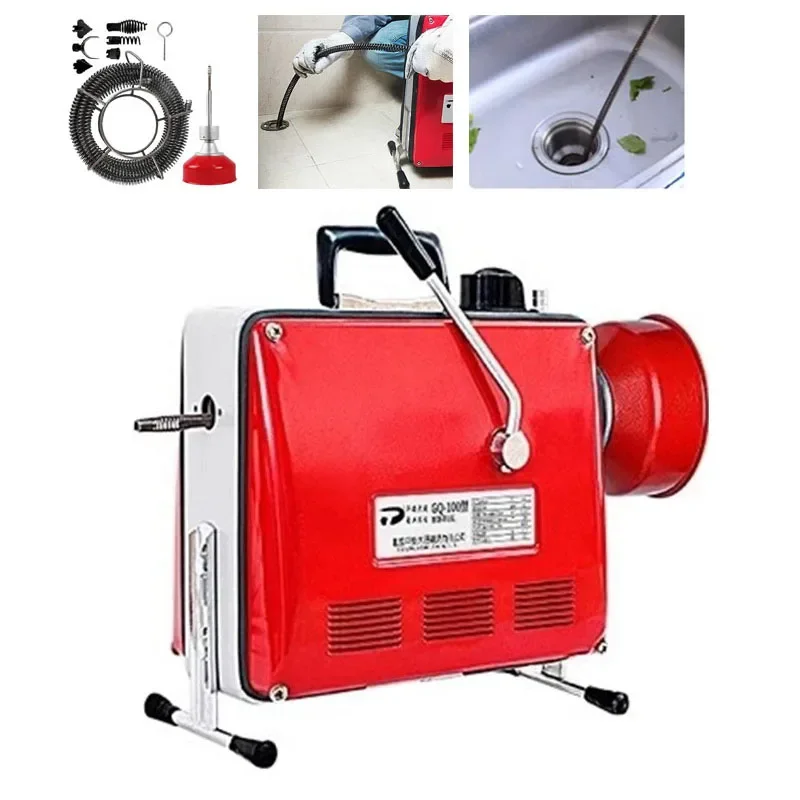 Automatic-Electric-Pipe-Dredging-Machine-Sewer-Dredger-Toilet-Floor ...