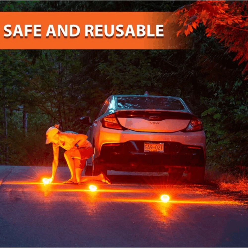 Magnetic-Emergency-Roadside-Safety-Light-IP44-Road-Flares-Rescue-Light ...