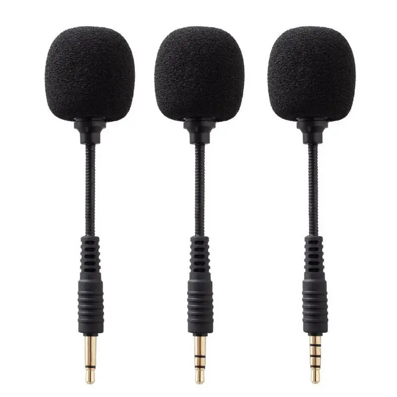 Mini Condenser Microphone 360 Degree Bent Clear Voice Headset ...