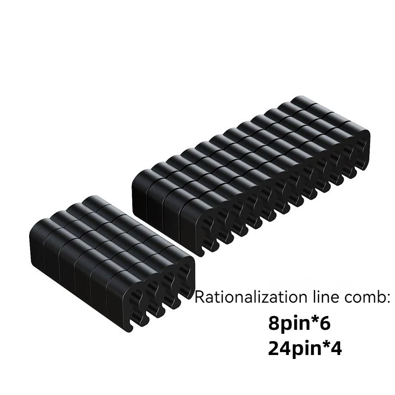 TEUICER Computer Power Supply Module Cable Comb Motherboard 24PIN Cable ...