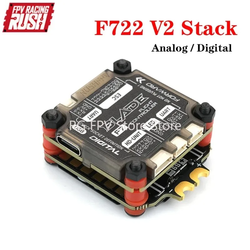 RUSHFPV-RUSH-BLADE-V2-F722-Analog-Digital-Flight-Controller-Extreme-60A-128K-BLHELI32-4in1-ESC ...