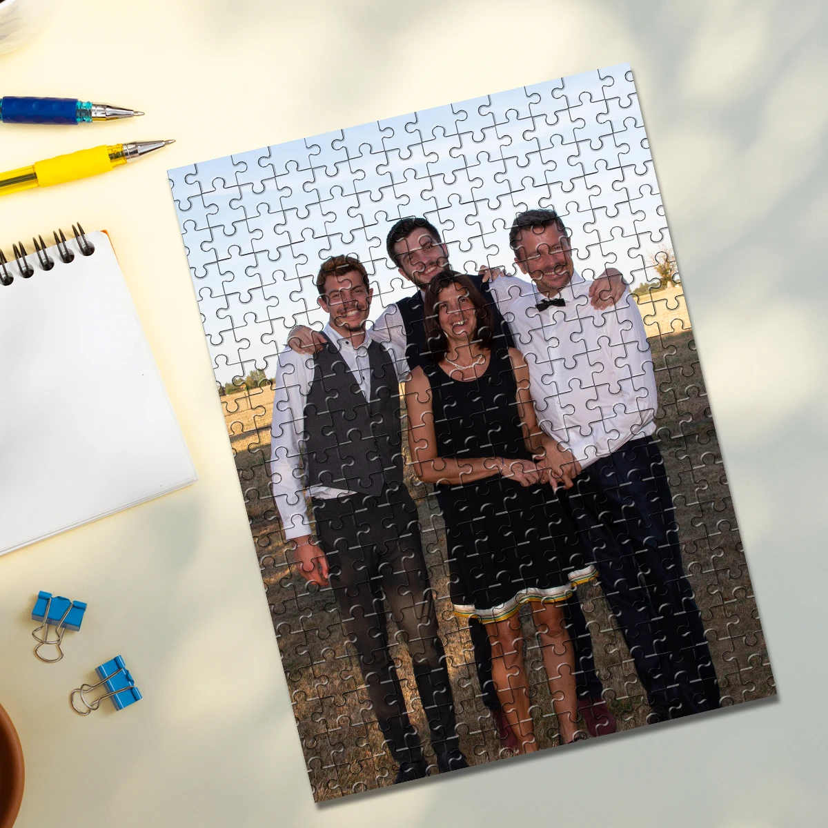 35/300/500/1084pcs Personalized Custom Photo Puzzle Family Photo ...
