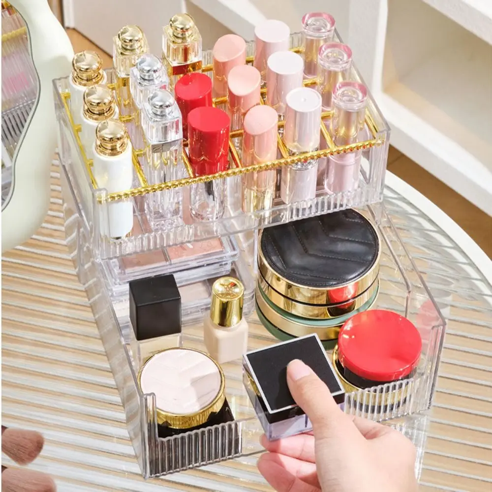 Non-slip 18-Slot Lip Gloss Holder Transparent Detachable Lipstick ...
