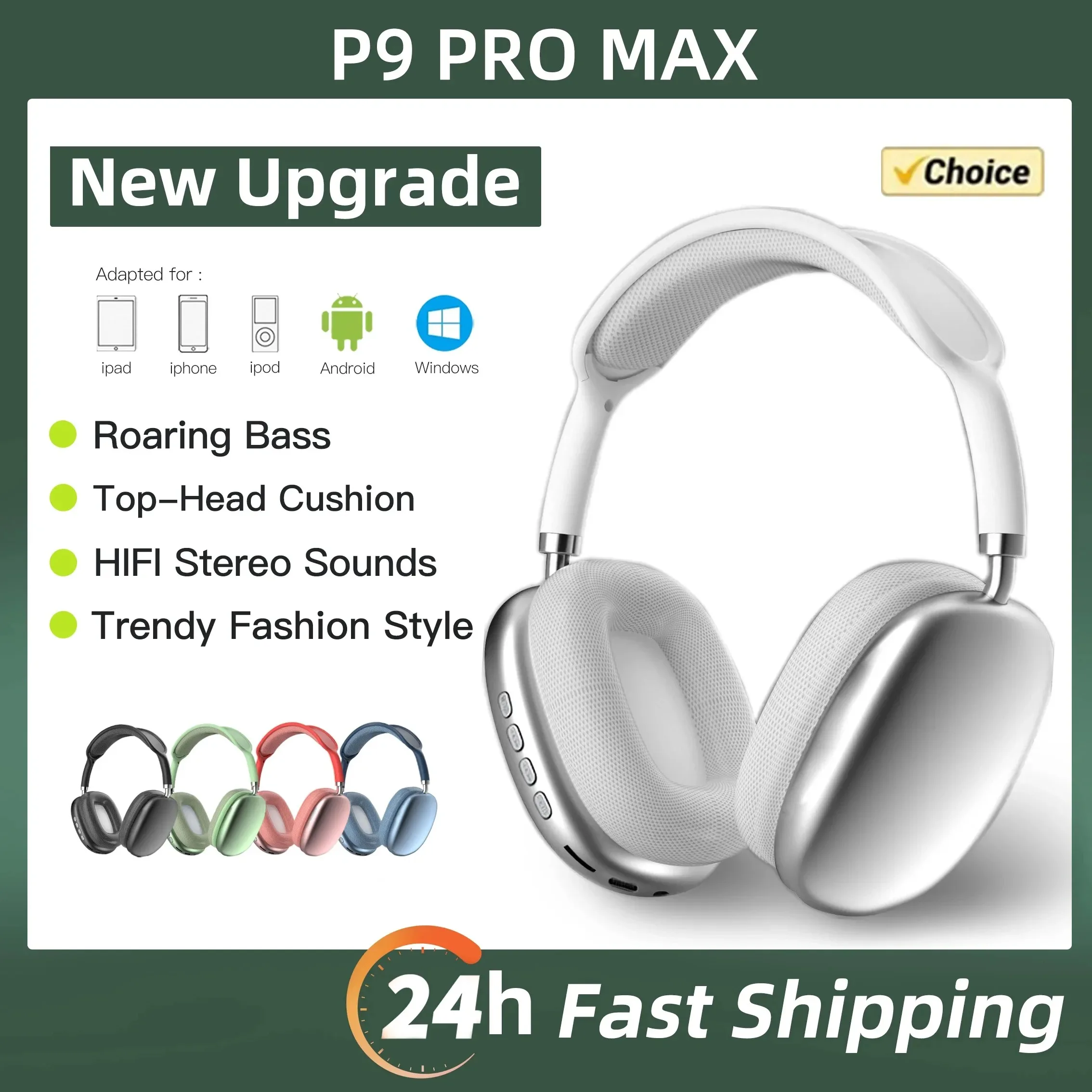 Auriculares-inal-mbricos-P9-PRO-MAX-aud-fonos-Tws-con-graves-potentes ...