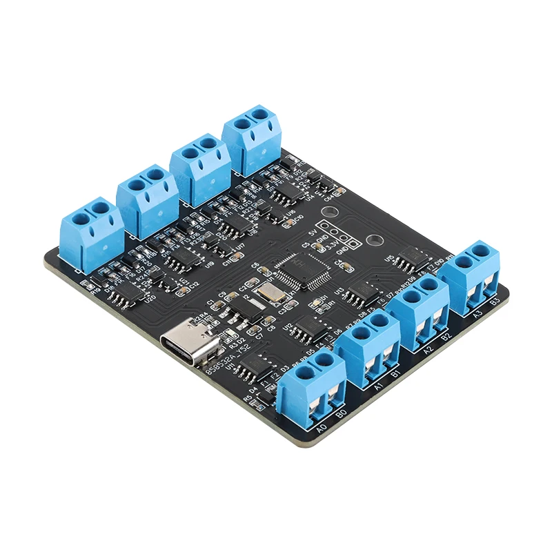 USB to 8-way RS485 Serial Port Type-C to 8-way 485 Multi-channel UART ...