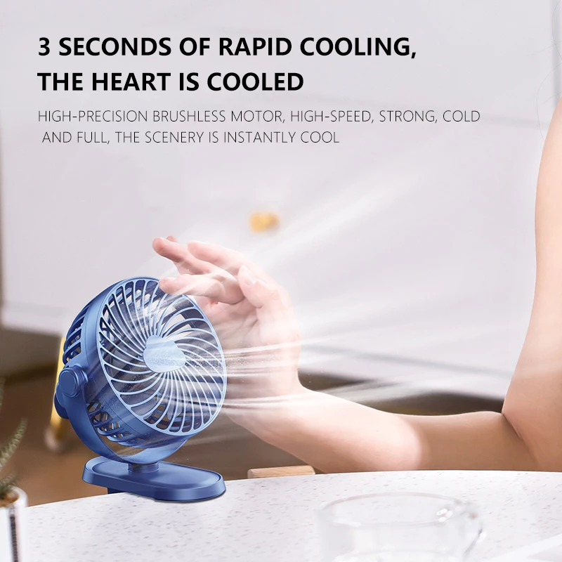 360-Rotation-Fan-Ventilator-3-Speed-Cooling-Fans-USB-Chargeable-Desktop ...
