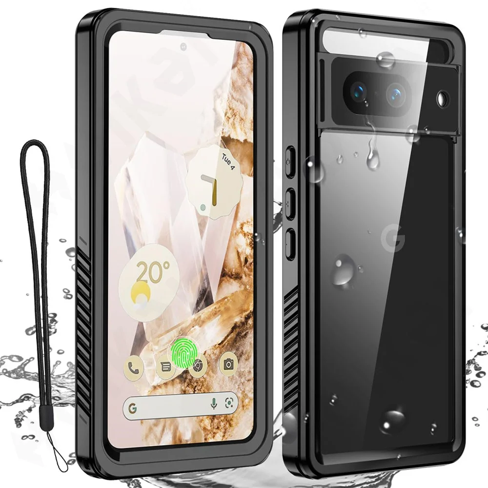 IP68-Shellbox-Waterproof-Case-For-Google-Pixel-8-Pro-7A-7-Pro-Metal ...