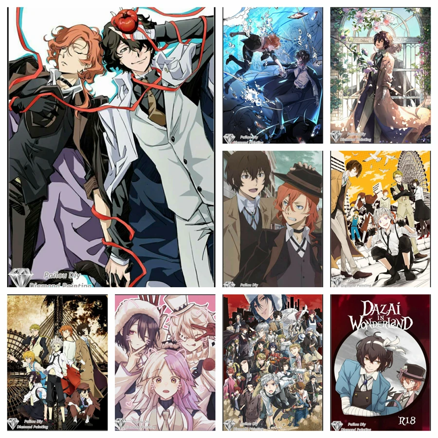 Bungou Stray Dogs Diy Diamond Painting Kit Embroidery Full Drills ...