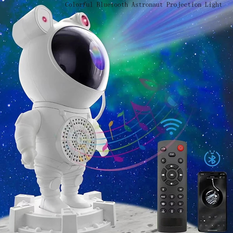 Astronaut-Bluetooth-Sky-Projection-Light-USB-Full-Color-Star-Moon-White ...