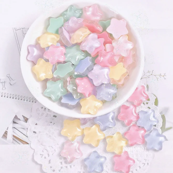 Candy-Color-Resina-Flat-Back-Stars-Caboch-es-Scrapbooking-DIY-J-ias ...