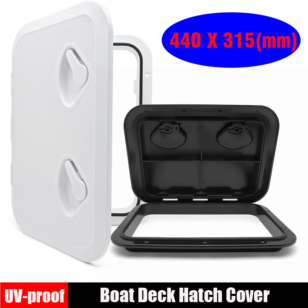 ABS Deck Access Hatch Cover Waterproof Boat Accessories 12.4"x17.32 ...