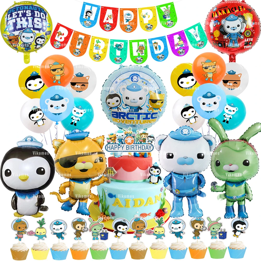 Octonauts Birthday Party Decorations | Octonaut Birthday Balloon ...