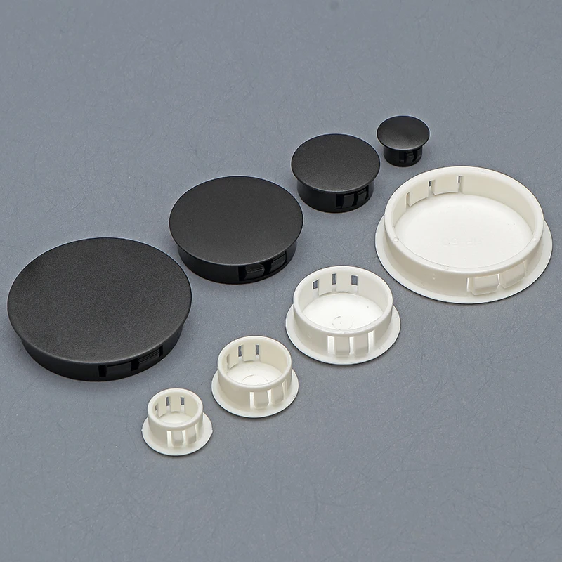 Snap on Plastic Plug Plugs for Profile Pipe Wall Cable Cover Screw Hole ...