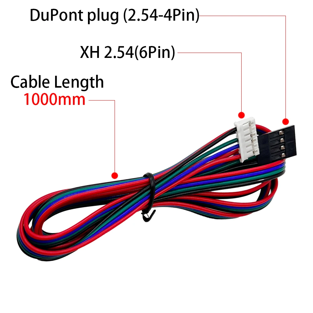 1PCS 1M Dupont Line to XH2.54 6pin Terminal Motor Connector Cables for ...