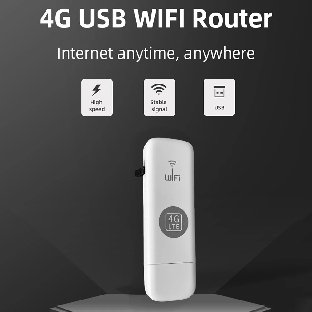 Enrutador móvil 4G de 150Mbps, módem USB 4G LTE, punto de acceso inalámbrico de bolsillo ...
