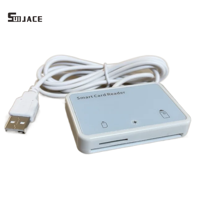 USB Smart Card Reader PCSC USB-CCID EMV ISO7816 for Bank CAC Chip Smart ...