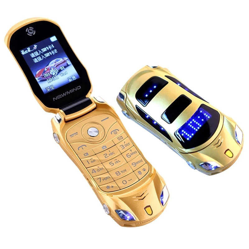 Original Newmind F15 Unlocked Flip Mobile Phone 2G GSM Dual Sim Mini ...