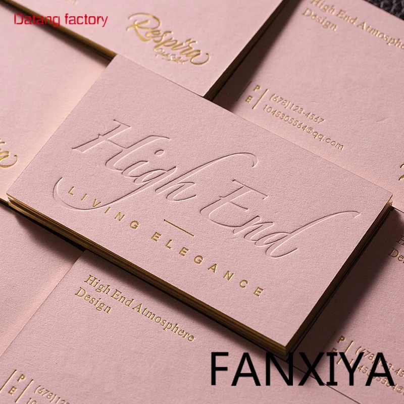 Custom-Logo-Embossing-Business-Card-With-Foil-Business-Cards-Paper ...