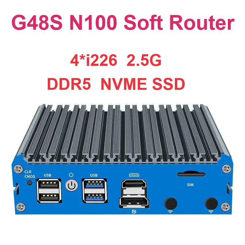 Szbox-g48s-alder-lake-n100-soft-router-ddr5-8gb-256gb-nvme-ssd-4-i226-2 ...