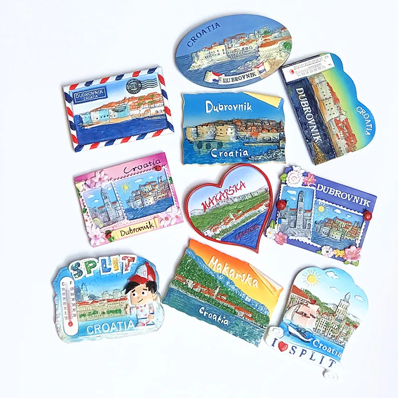 Croatia-Zadar-Dubrovnik-Makarsak-Split-Vir-Novalja-Fridge-Magnet ...