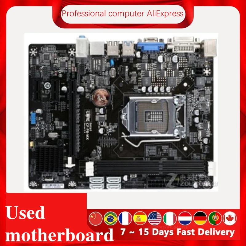 For Colorful C.b85k V24 B85m Desktop Motherboard B85 Lga 1150 Cpu Sata3 ...
