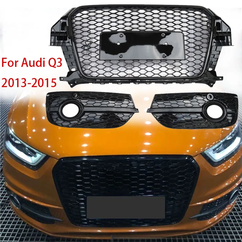 Racing Grills For Audi Q3 Modified RSQ3 SQ3 2013 2014 2015 Grill ...