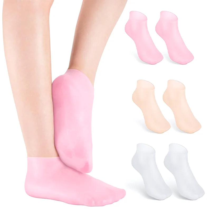 Silicone Sockliner Anti-Crack Softening Corns Heel Protector Reusable ...