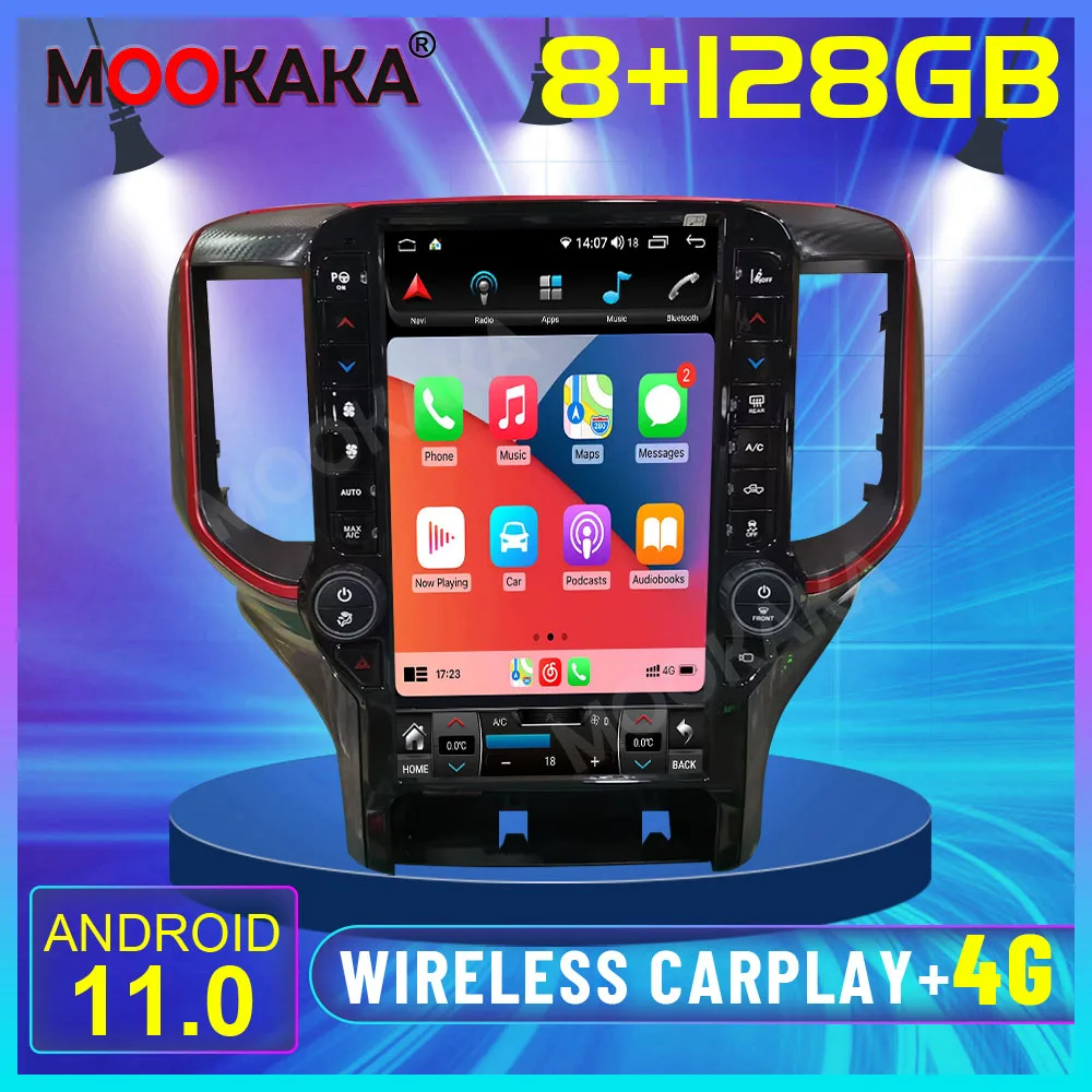 13-6-Inch-Android-13-For-DODGE-Ram1500-2019-2023-Tesla-Screen-Car-GPS ...