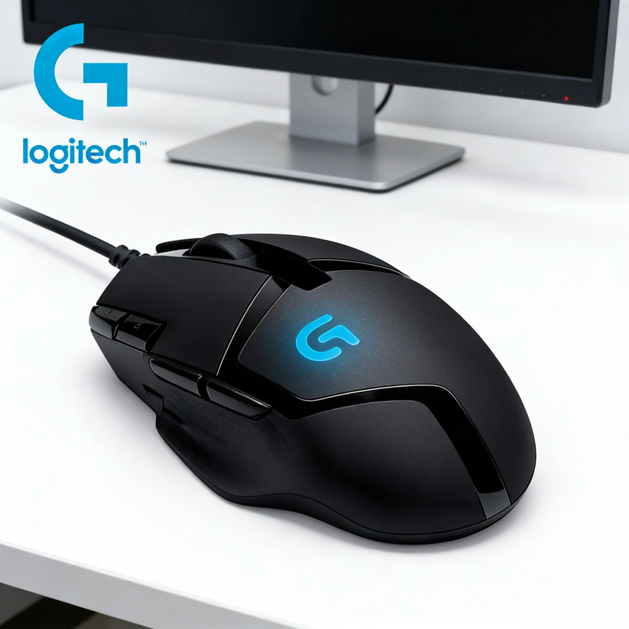 Ratón mecánico para juegos Logitech G402 original, equipado con 8 ...
